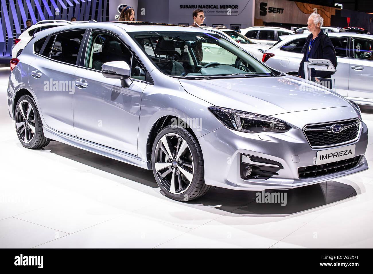 Geneva, Switzerland, March 2019: all-new Subaru Impreza at Geneva ...
