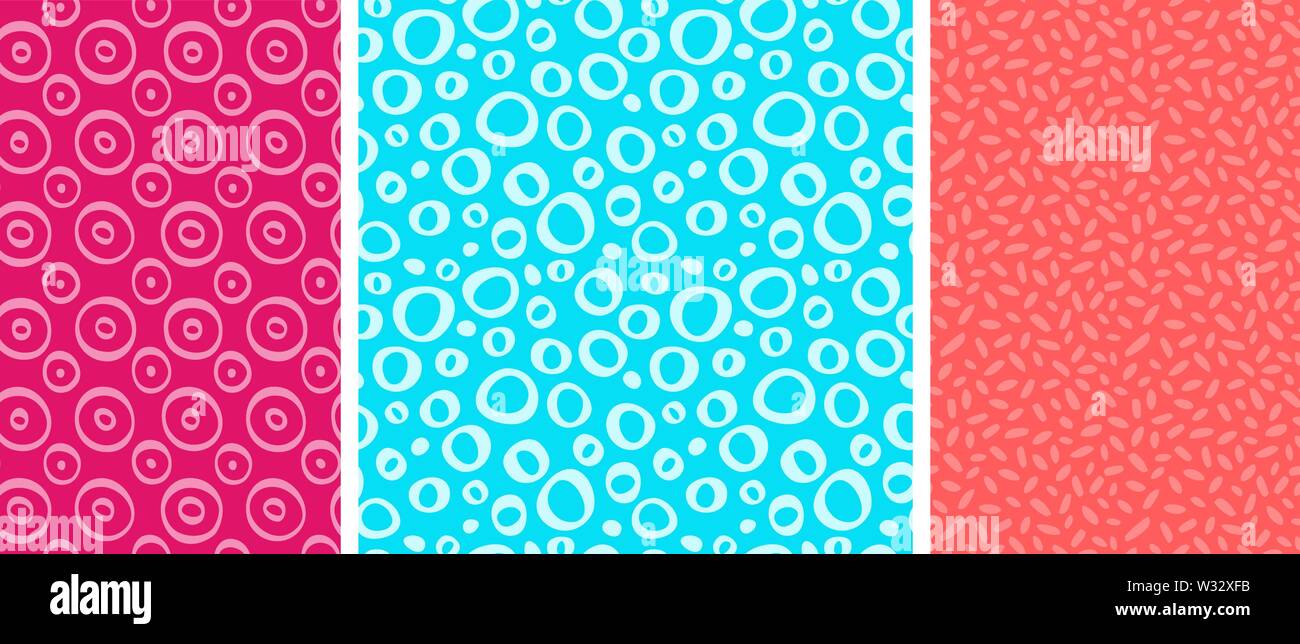 Set of seamless patterns. Abstract background vector Stock Vector Image ...