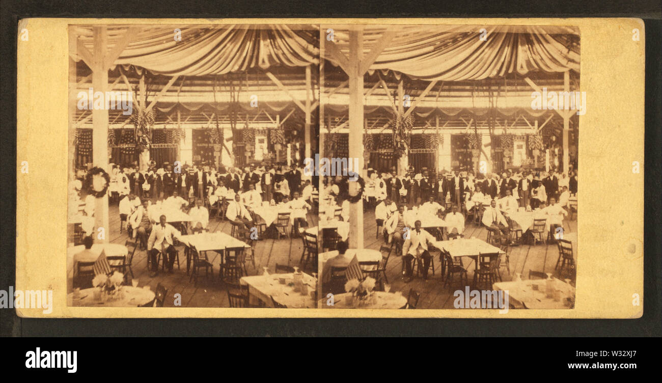 The large dining room, by A Watson Stock Photo - Alamy
