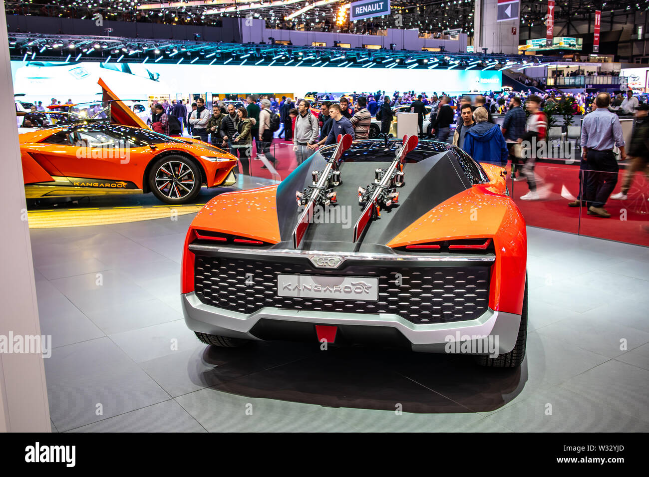 Geneva, March 2019 GFG Style Kangaroo Leggera Concept prototype future ...