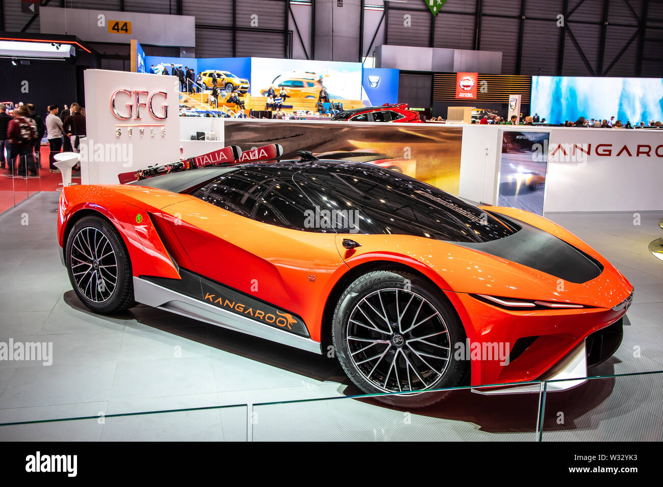 Geneva, March 2019 GFG Style Kangaroo Leggera Concept prototype future ...