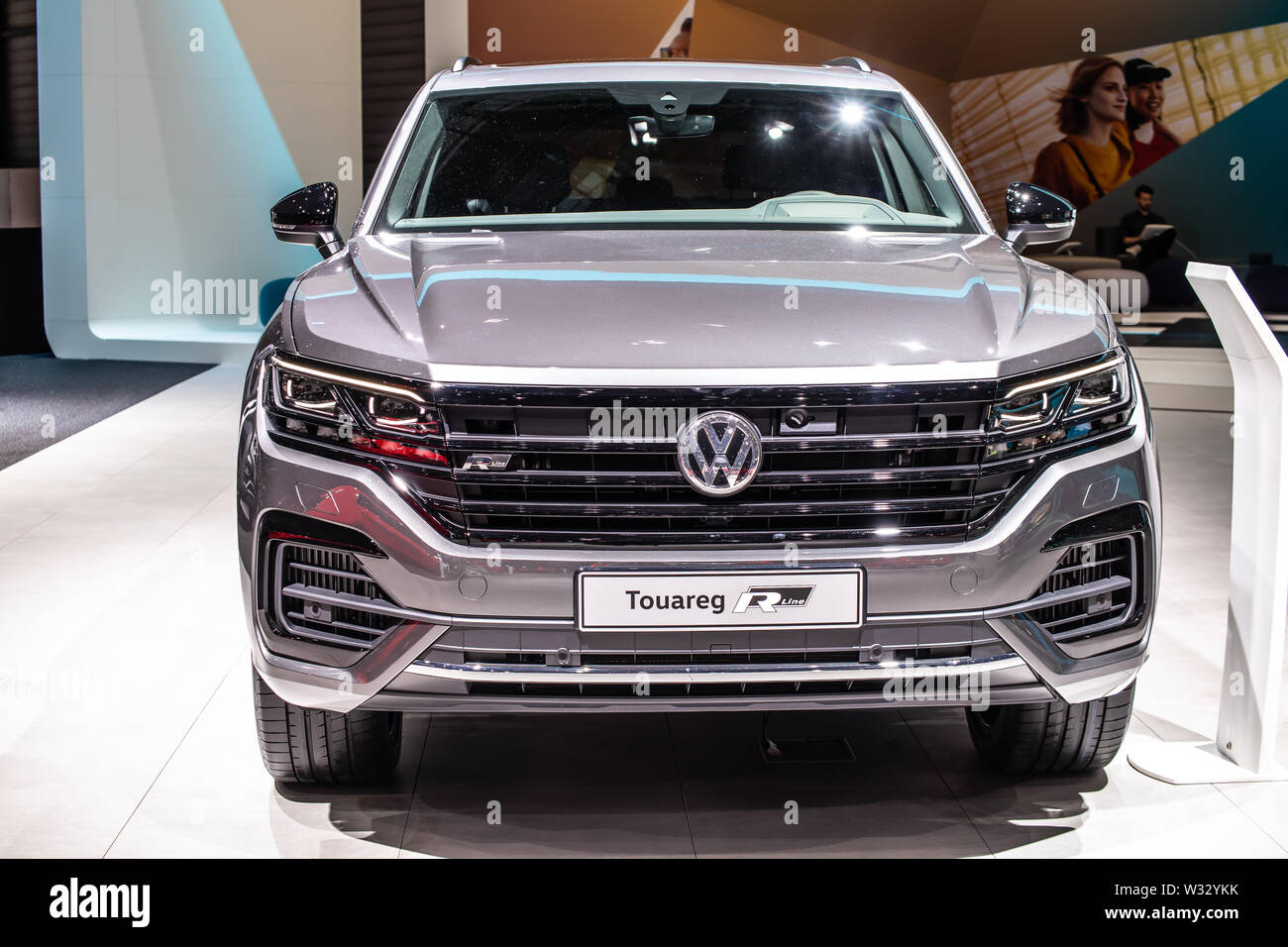 Geneva, March 2019 all-new Volkswagen VW Touareg R-Line, Geneva ...