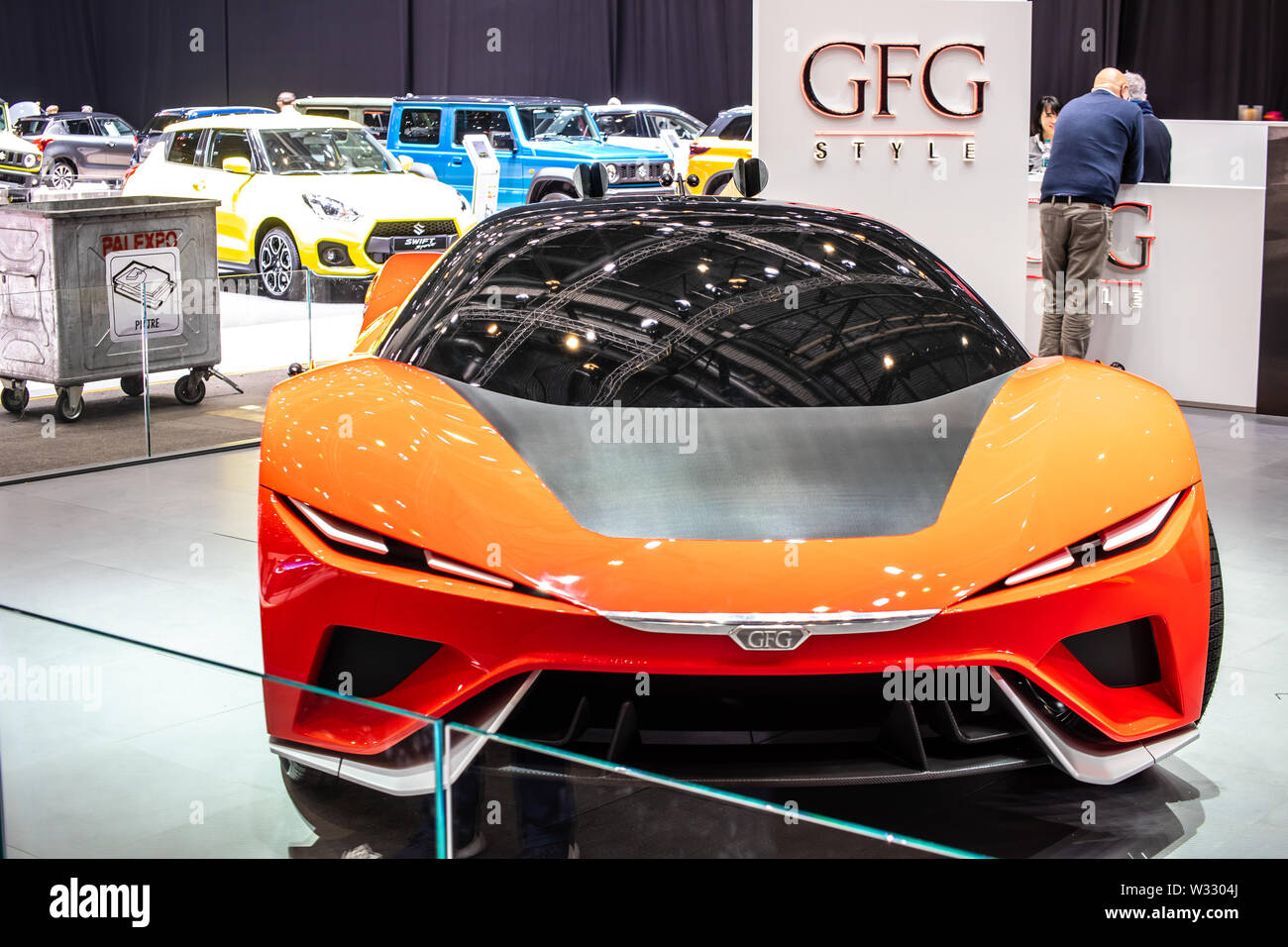 Geneva, March 2019 GFG Style Kangaroo Leggera Concept prototype future ...