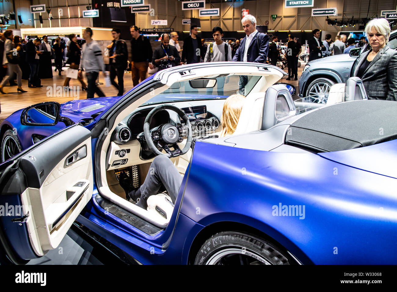 Geneva, March 2019 Mercedes-AMG GT R Roadster V8 bi-turbo with M178 ...
