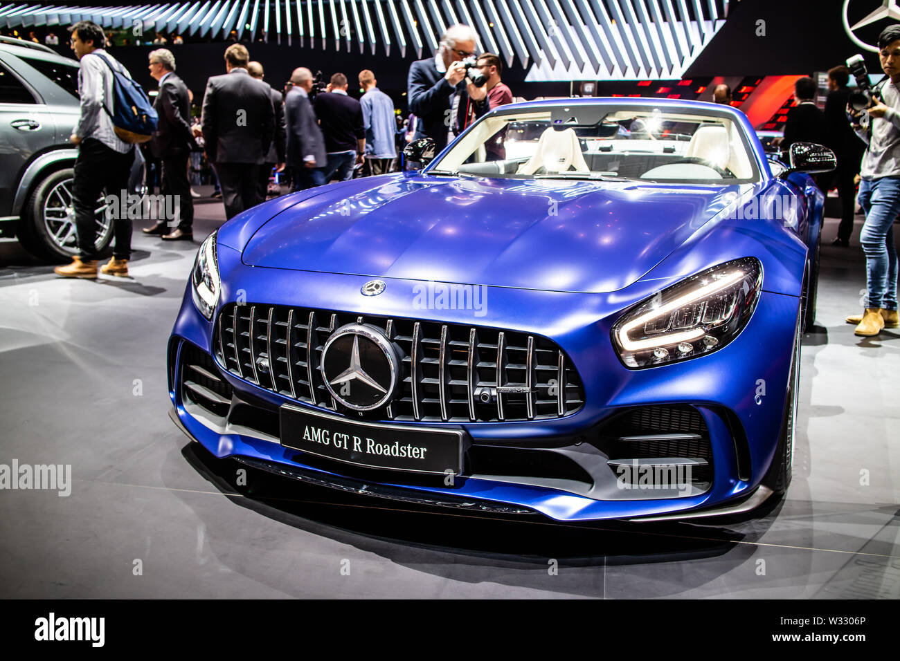 Geneva, March 2019 Mercedes-AMG GT R Roadster V8 bi-turbo with M178 ...