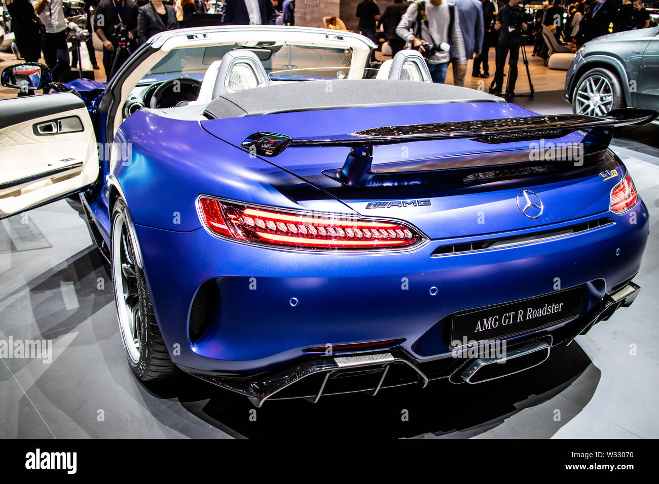 Geneva, March 2019 Mercedes-AMG GT R Roadster V8 bi-turbo with M178 ...