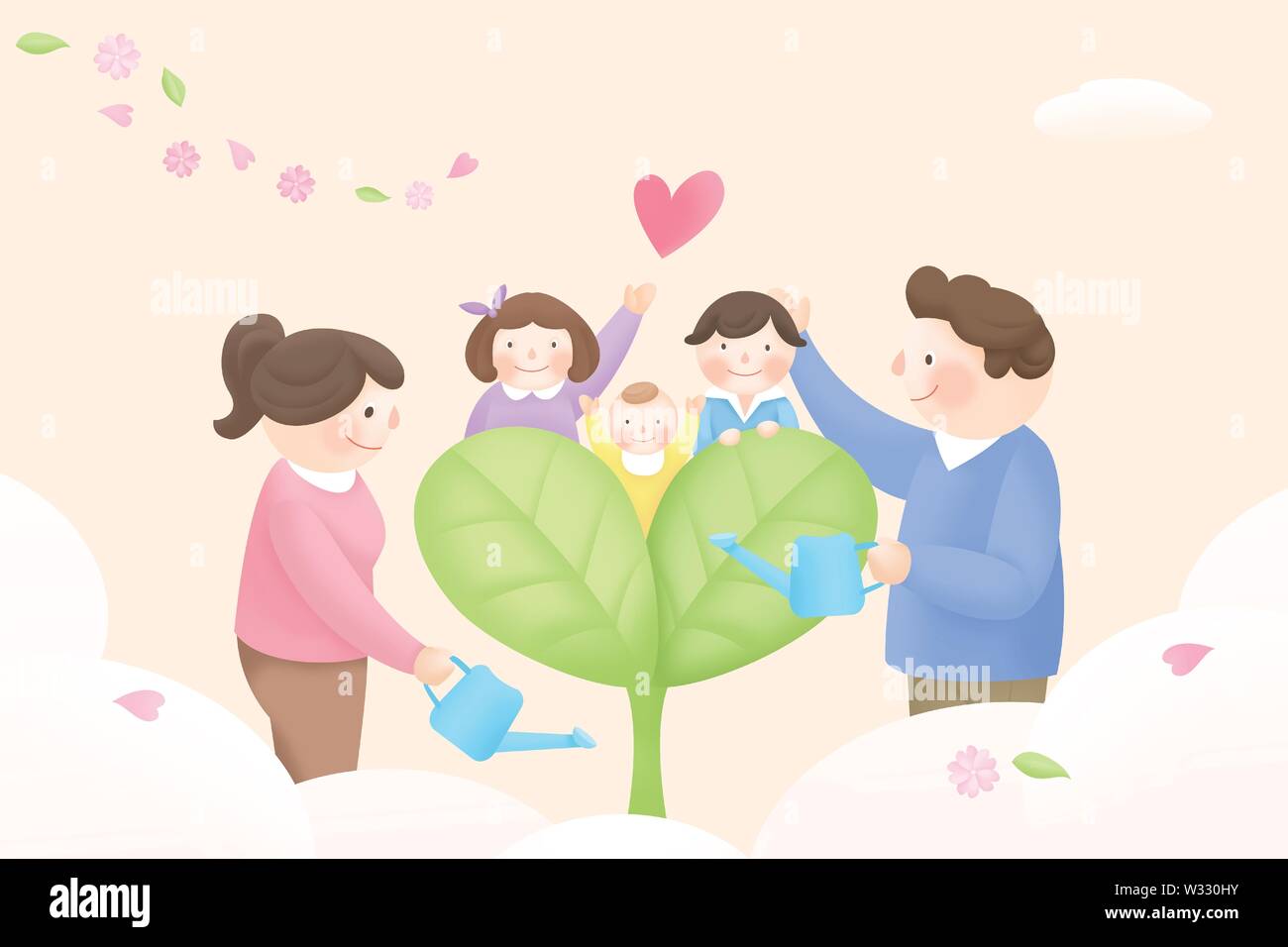 Growth harmony Stock Vector Images - Alamy