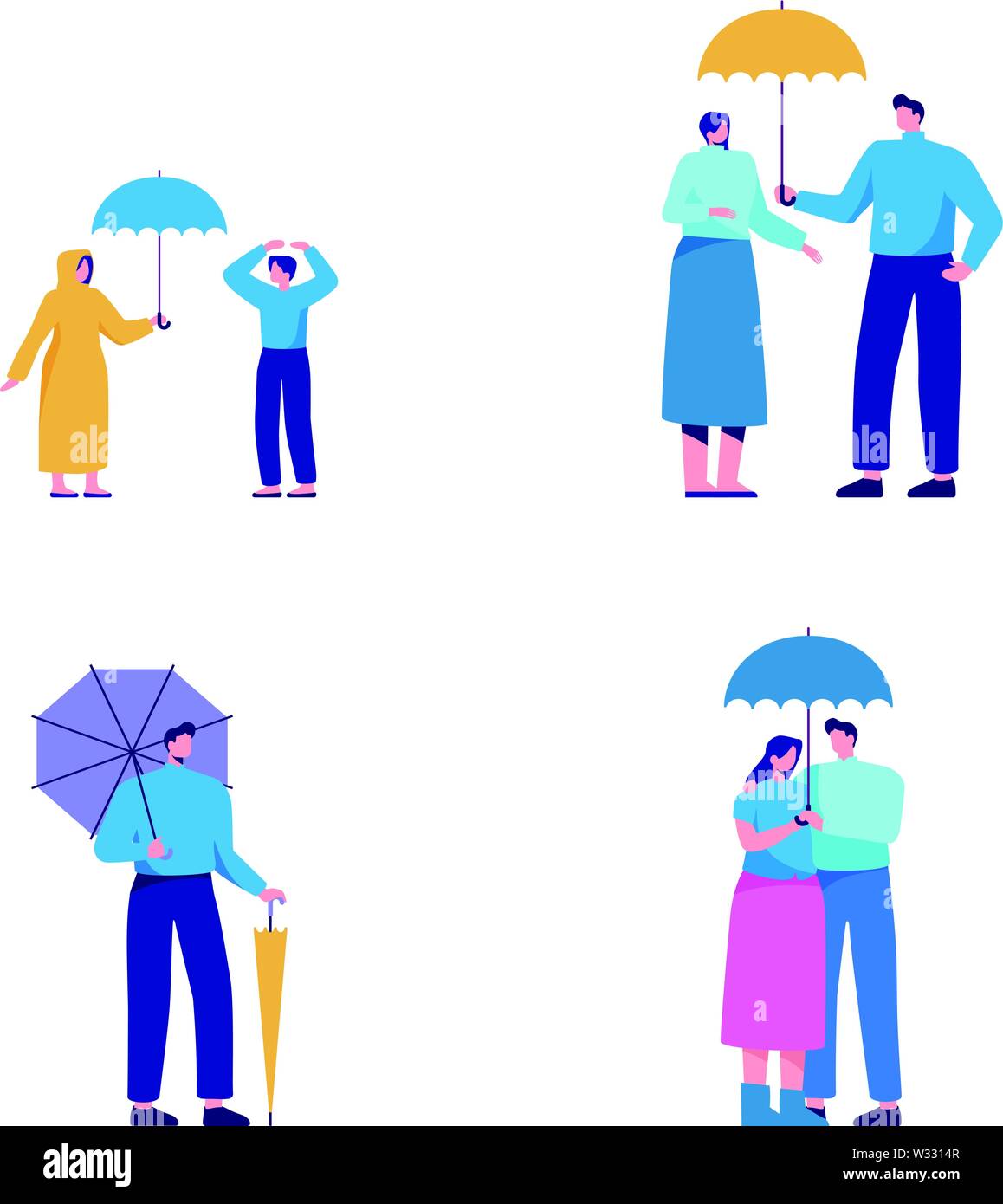 Human kindness concept Stock Vector Images - Alamy