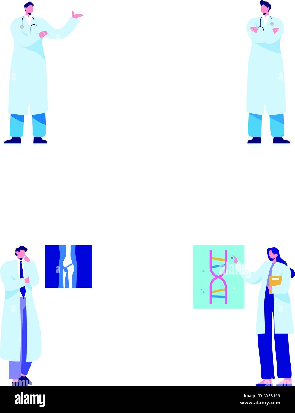 Isometric set of people, human movement concept isolated on white ...