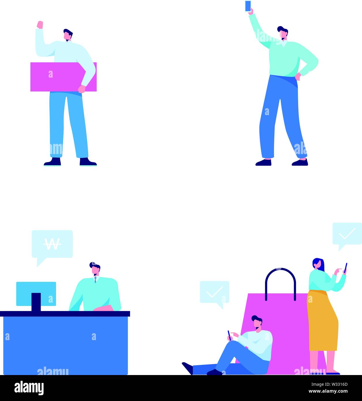 Monitor movement Cut Out Stock Images & Pictures - Alamy