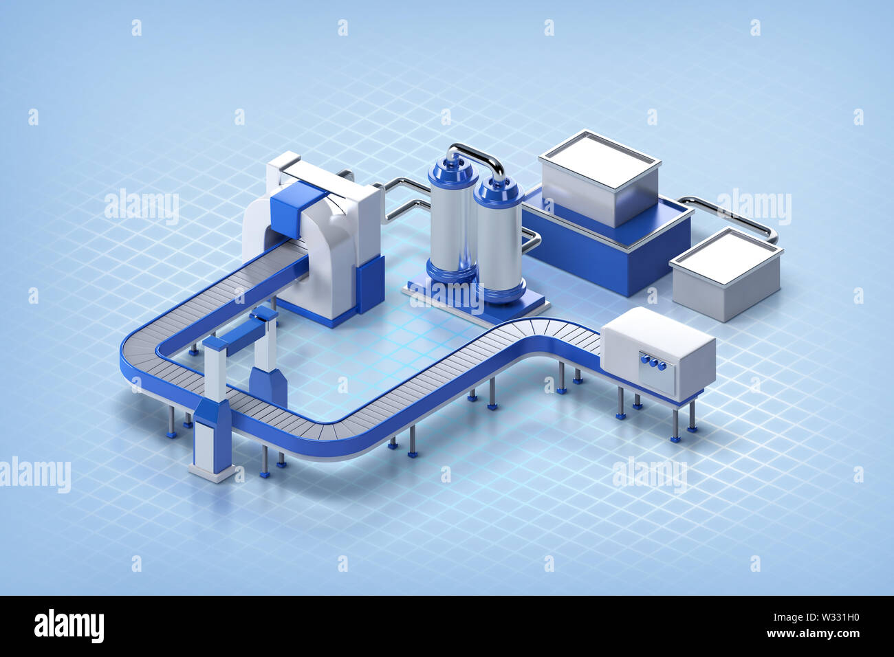 Isometric factory hi-res stock photography and images - Alamy