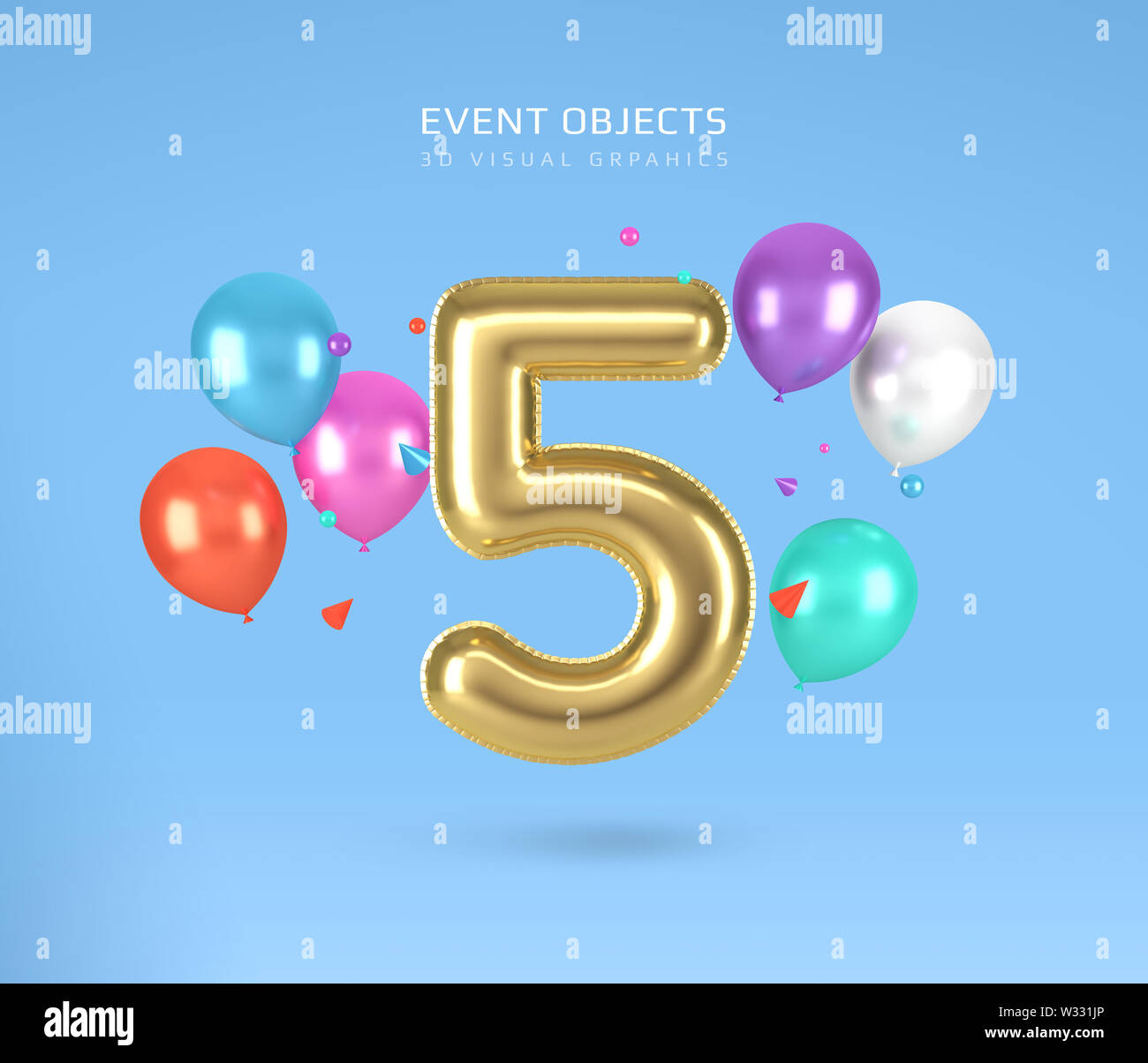 3D Event objects 026 Stock Photo - Alamy