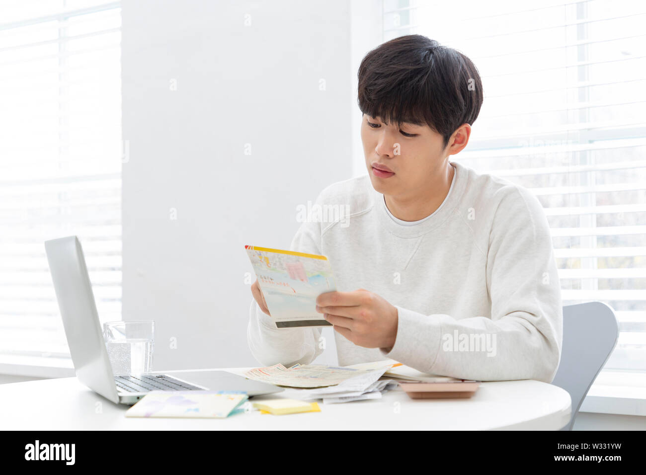Daily routines Of an asian young man 346 Stock Photo - Alamy