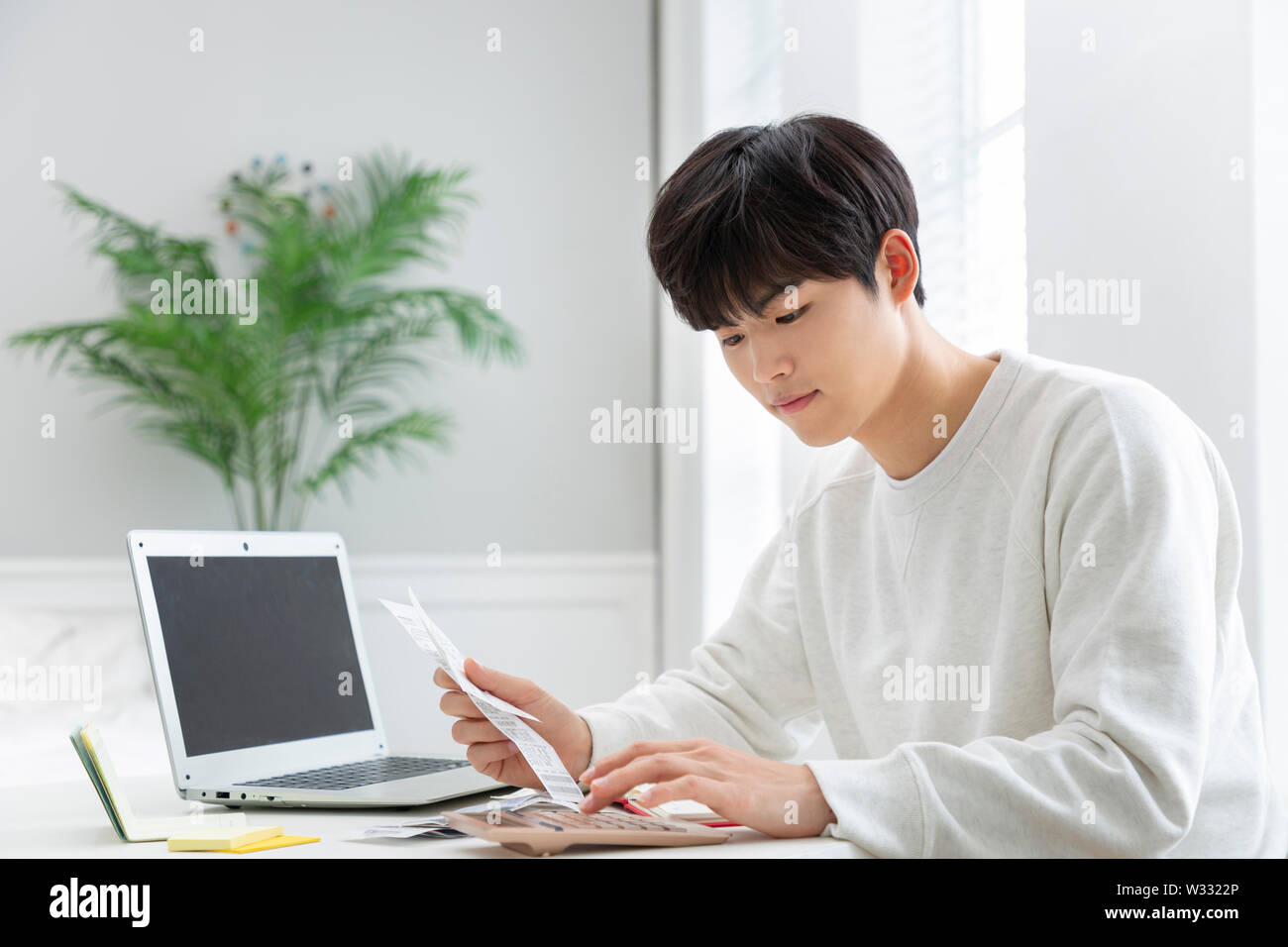 Daily routines Of an asian young man 341 Stock Photo - Alamy