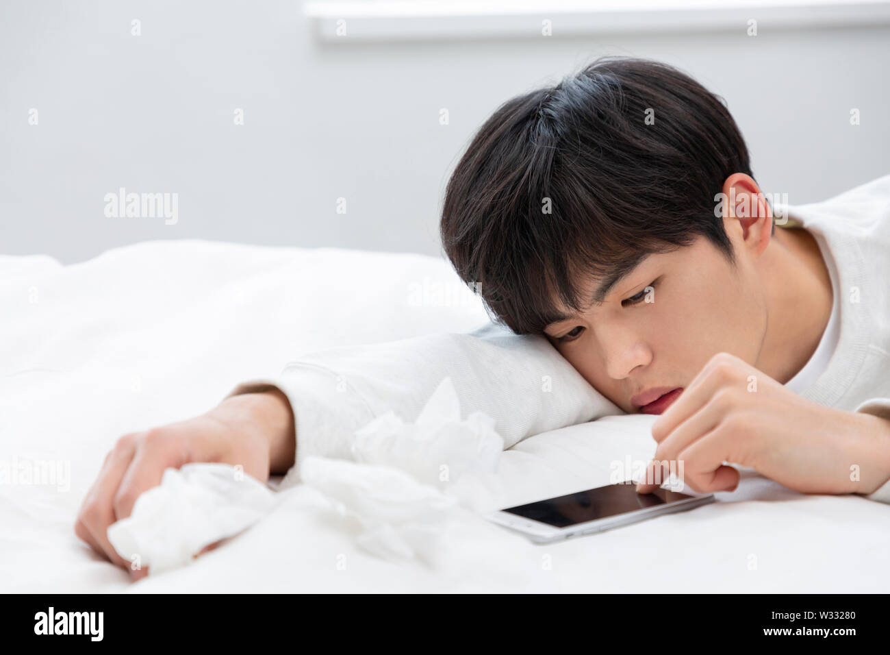 Daily routines Of an asian young man 318 Stock Photo - Alamy