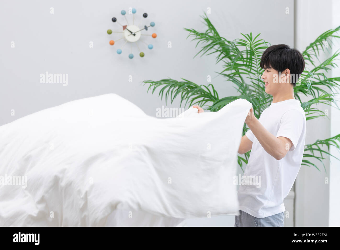 Daily routines Of an asian young man 288 Stock Photo - Alamy