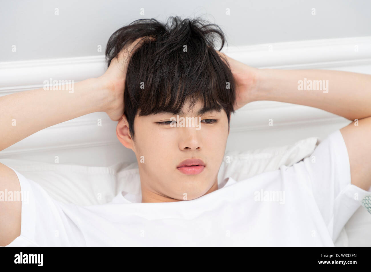 Daily routines Of an asian young man 295 Stock Photo - Alamy