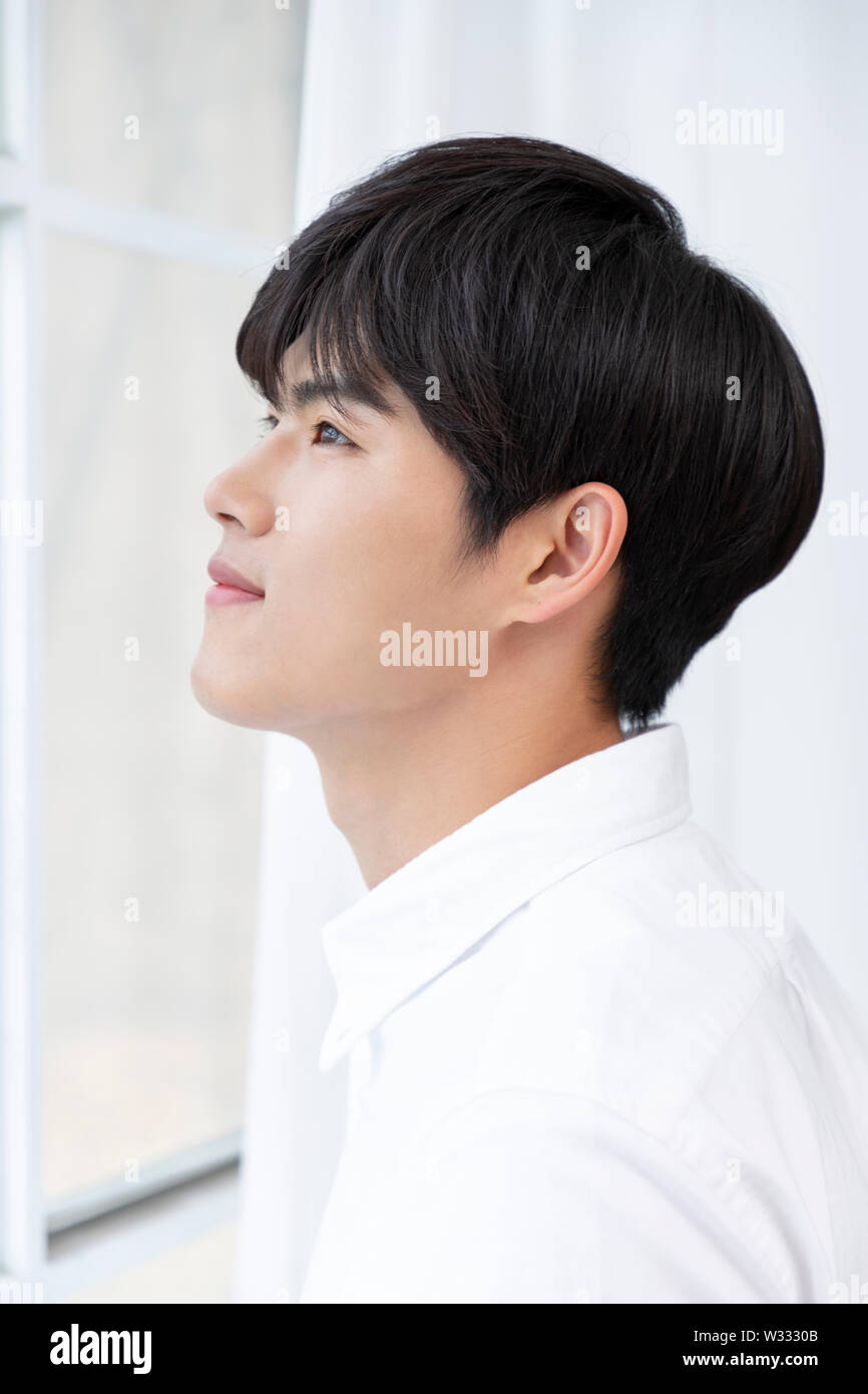 Daily routines Of an asian young man 252 Stock Photo - Alamy