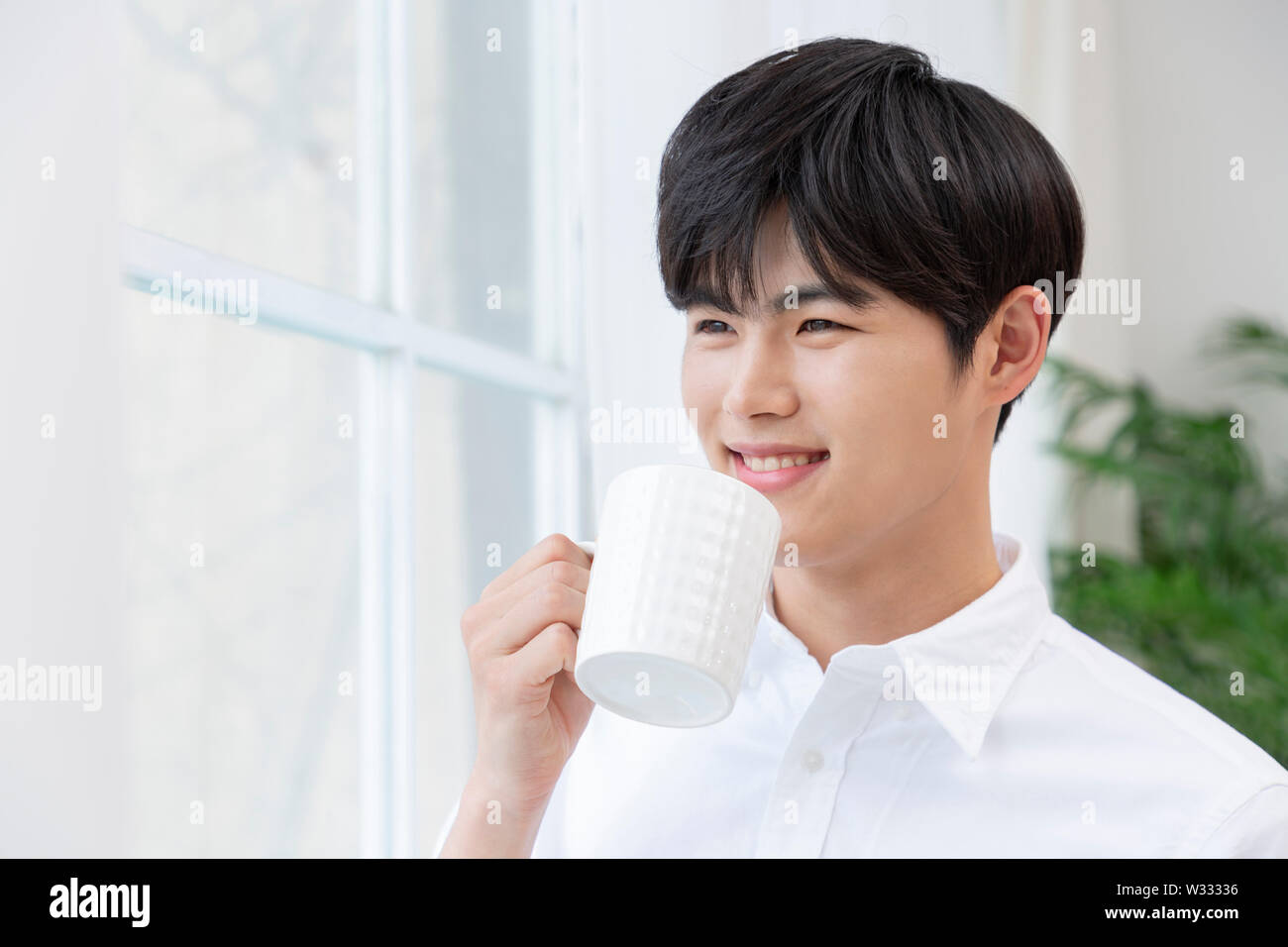 Daily routines Of an asian young man 248 Stock Photo - Alamy