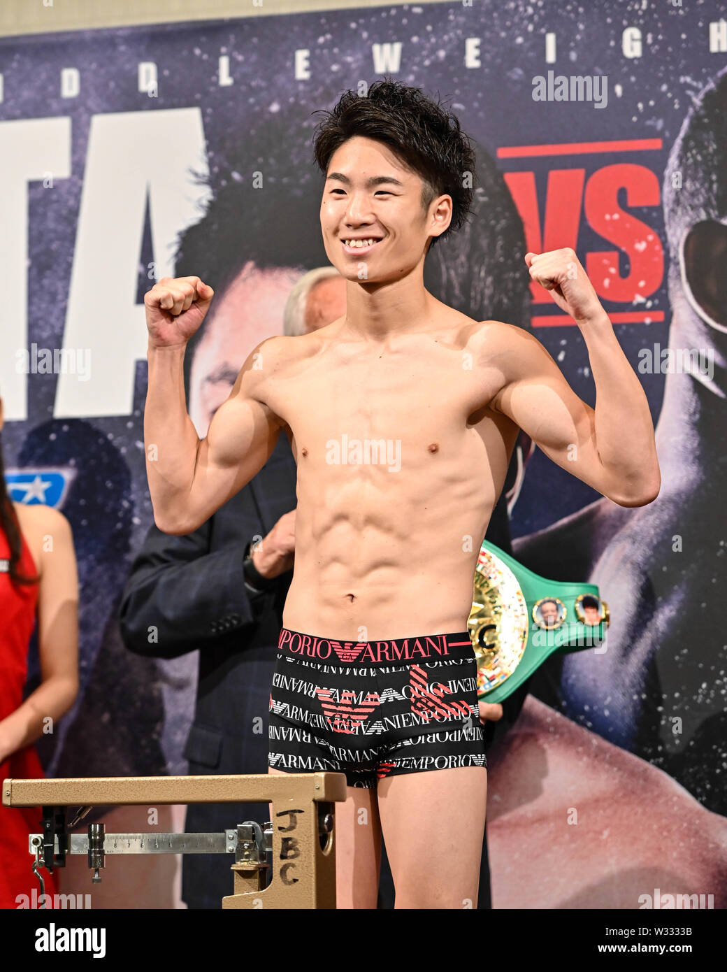 Osaka, Japan. 11th July, 2019. Ken Shiro (JPN) Boxing : Ken Shiro of ...