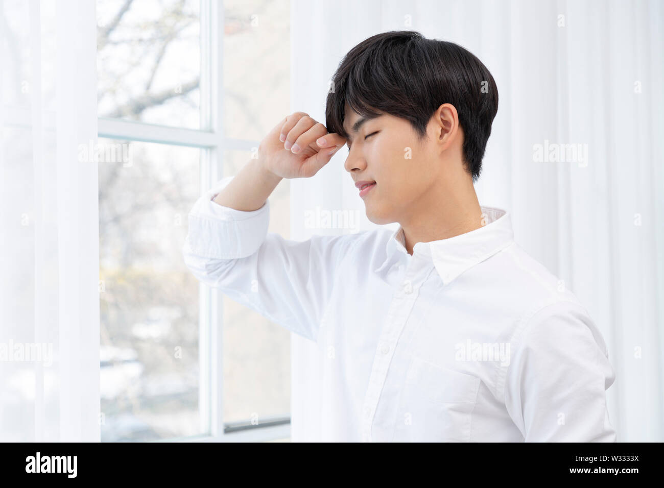 Daily routines Of an asian young man 247 Stock Photo - Alamy