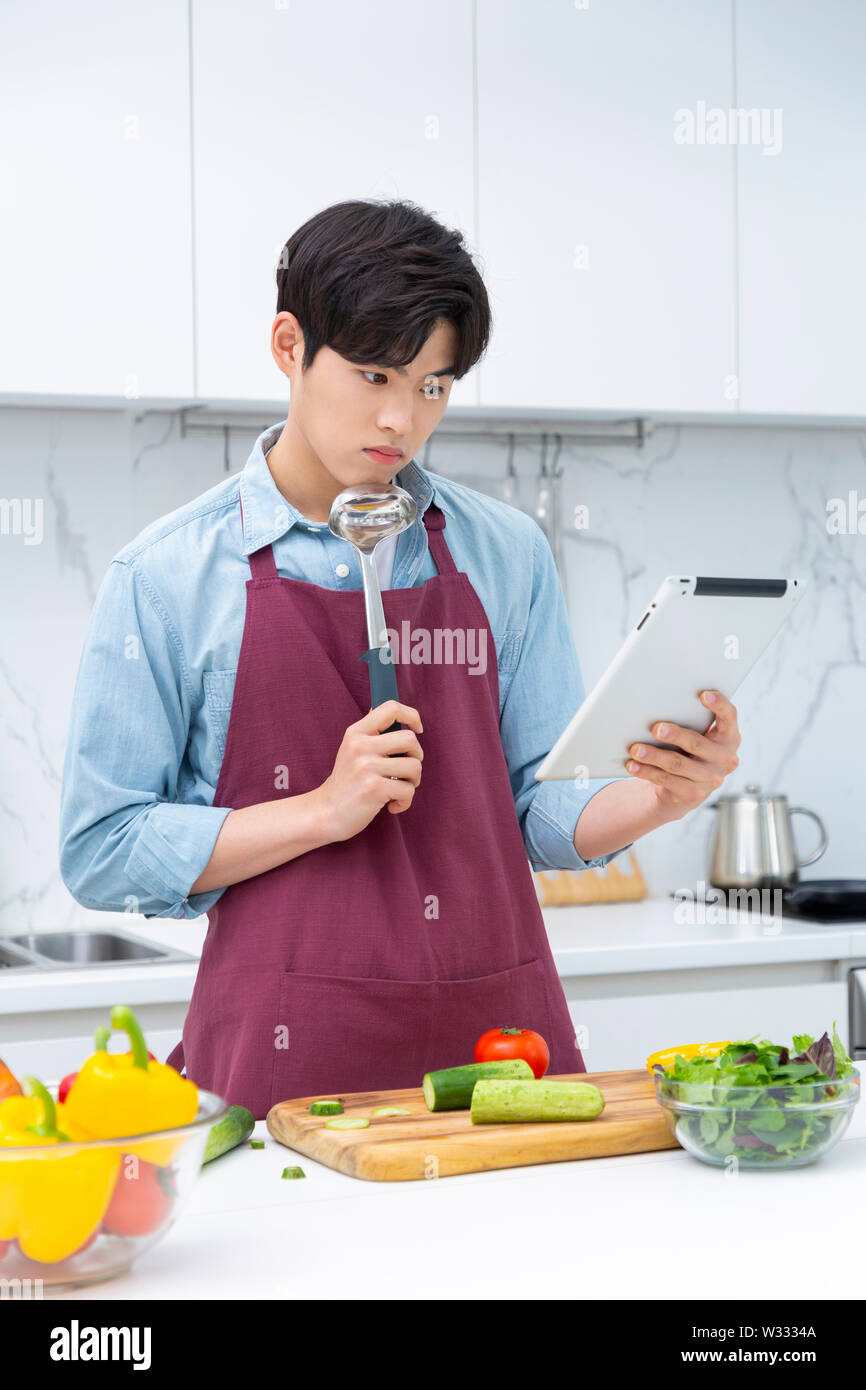 Daily routines Of an asian young man 239 Stock Photo - Alamy