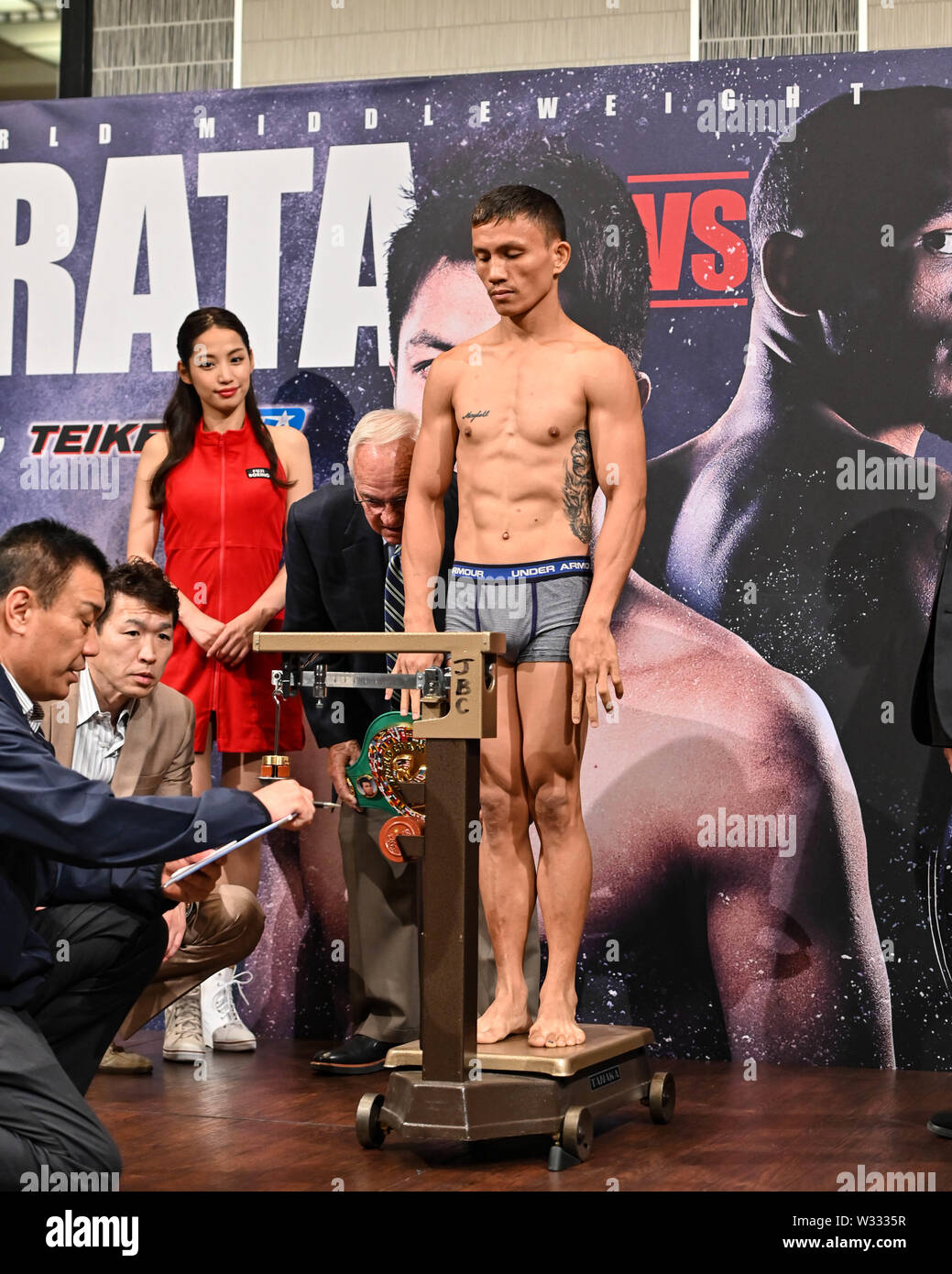 Osaka, Japan. 11th July, 2019. Jonathan Taconing (PHI) Boxing ...