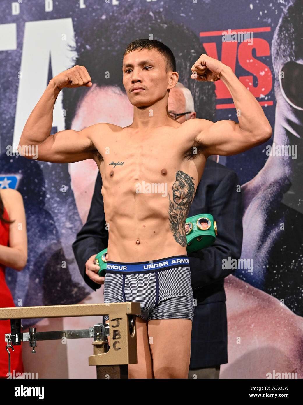 Osaka, Japan. 11th July, 2019. Jonathan Taconing (PHI) Boxing ...