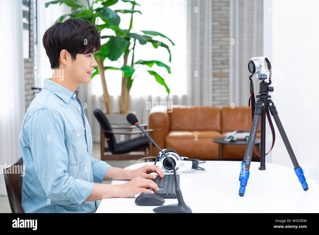 Daily routines Of an asian young man 200 Stock Photo - Alamy