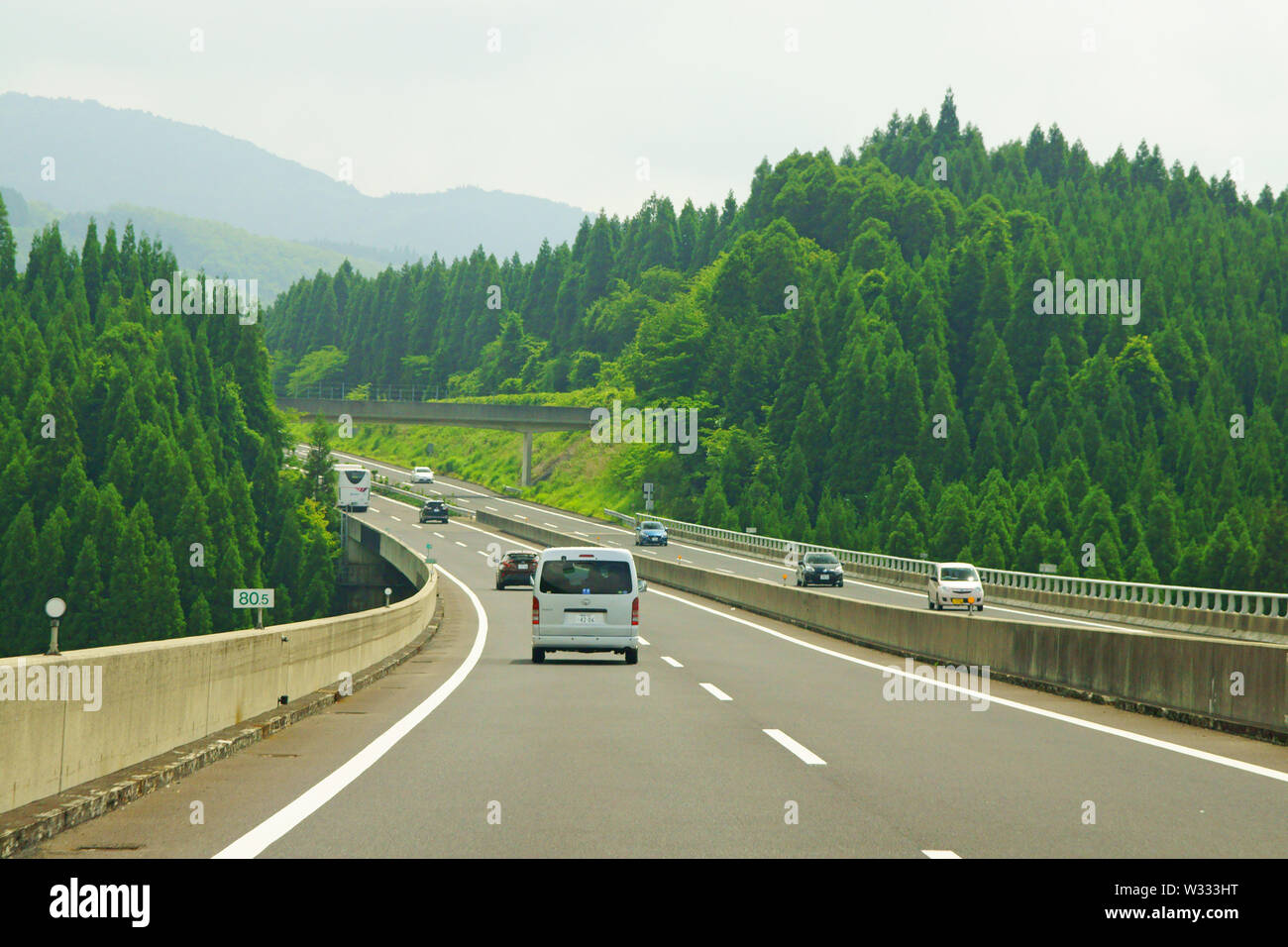 Kyushu Expressway, Japan Stock Photo - Alamy
