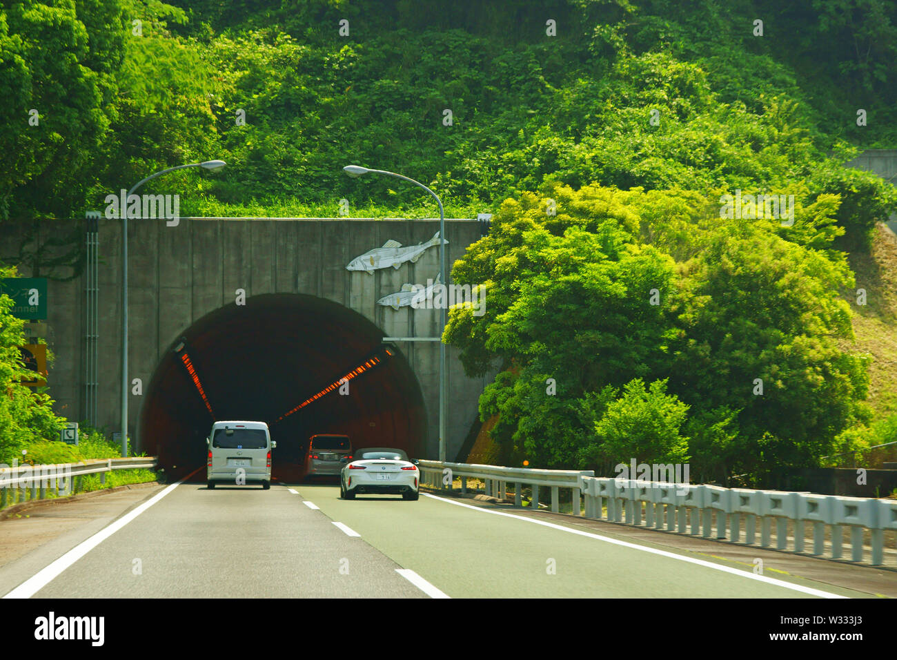 Kyushu Expressway, Japan Stock Photo - Alamy