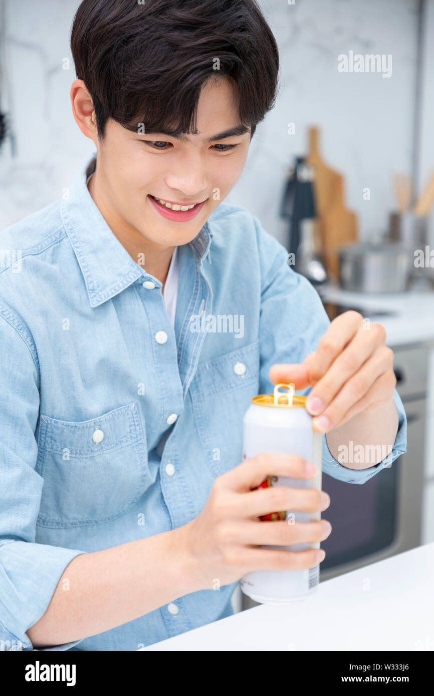 Daily routines Of an asian young man 186 Stock Photo - Alamy