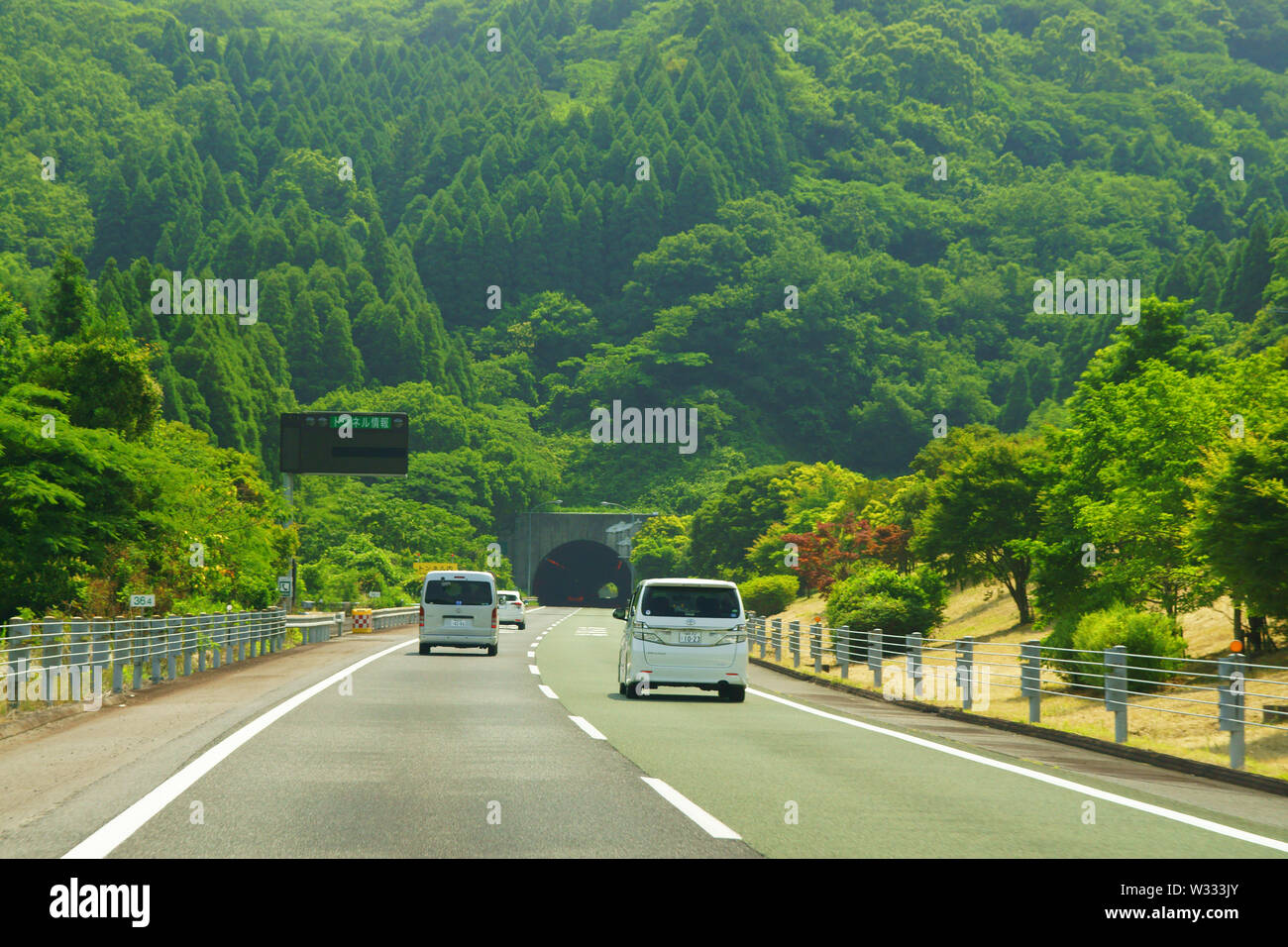 Kyushu Expressway, Japan Stock Photo - Alamy