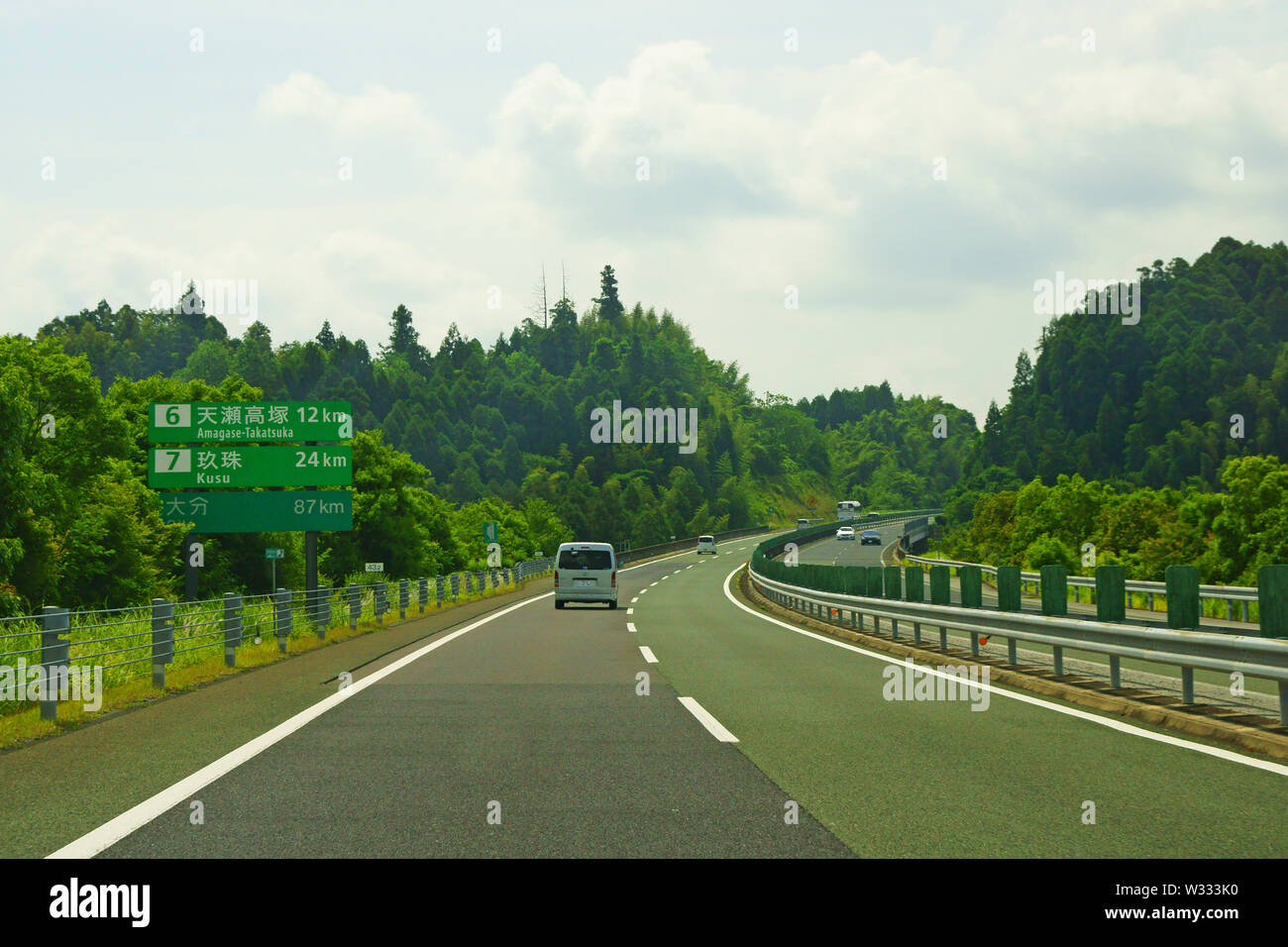 Kyushu Expressway, Japan Stock Photo - Alamy