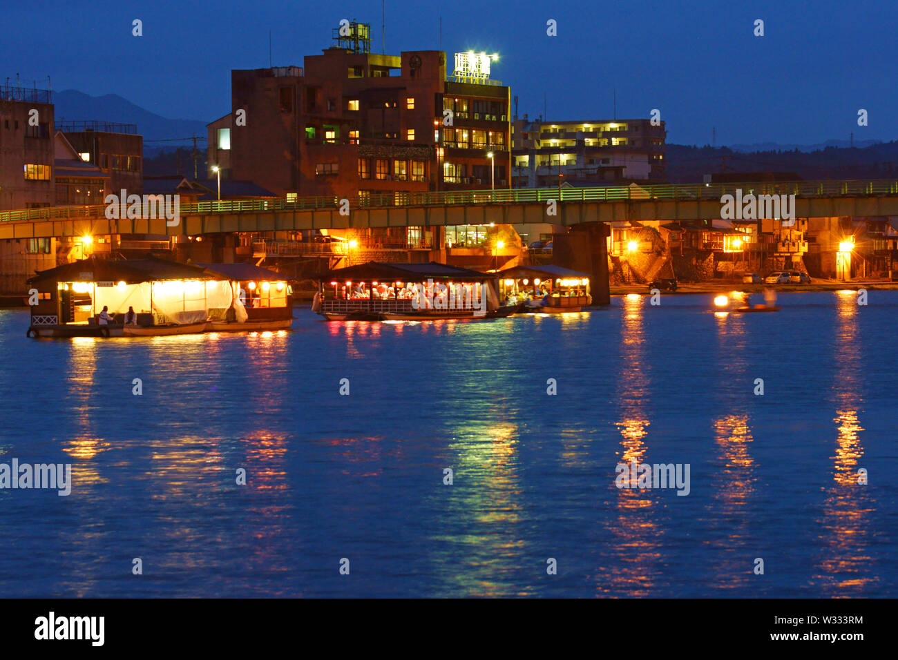 Mikuma river in Hita City, Oita Prefecture, Japan Stock Photo - Alamy