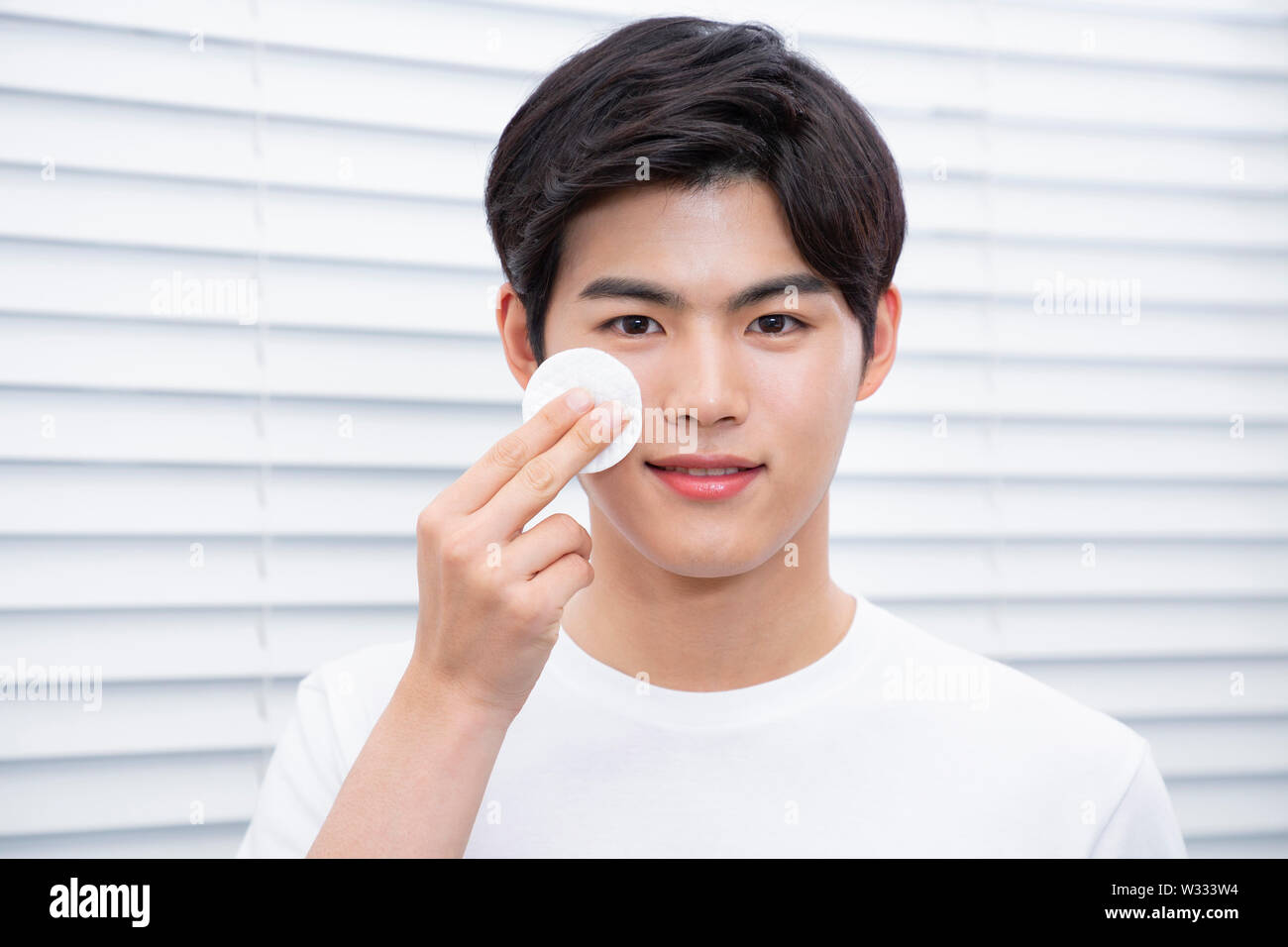 Asian man wash face hands hi-res stock photography and images - Alamy