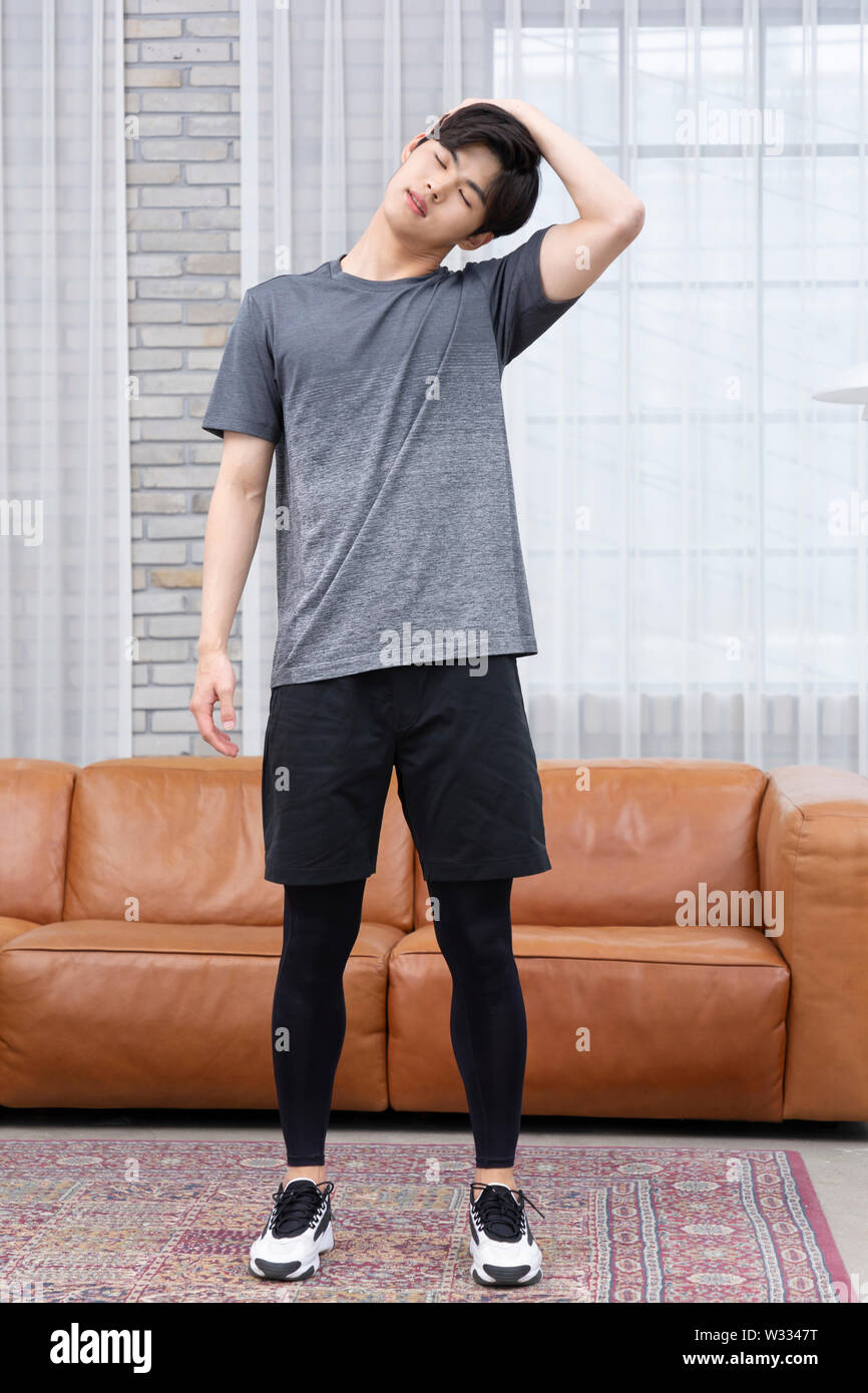 Daily routines Of an asian young man 087 Stock Photo - Alamy