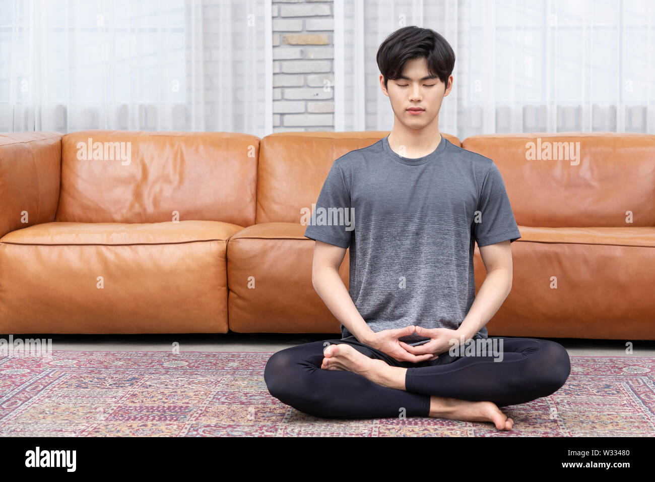 Daily routines Of an asian young man 089 Stock Photo - Alamy