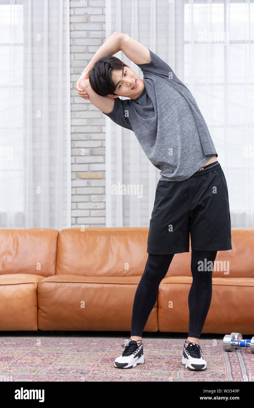 Daily routines Of an asian young man 085 Stock Photo - Alamy