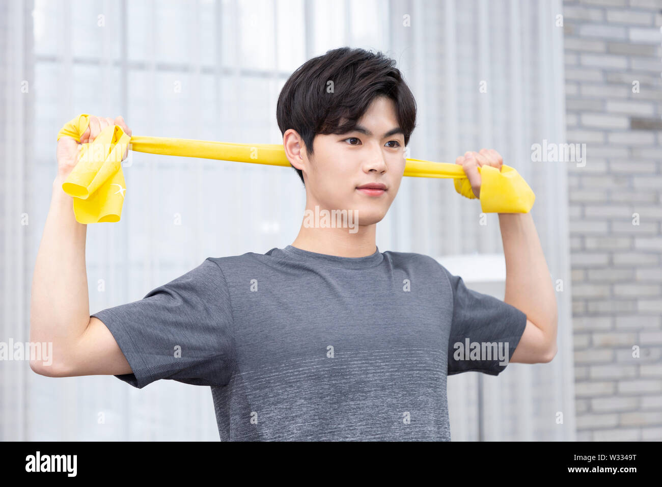 Daily routines Of an asian young man 078 Stock Photo - Alamy