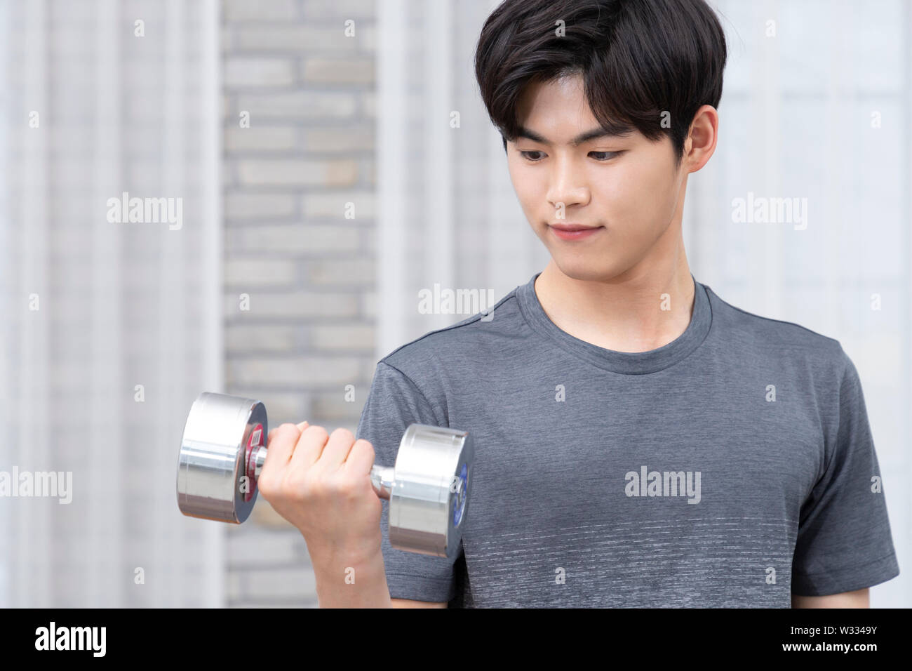 Daily routines Of an asian young man 076 Stock Photo - Alamy