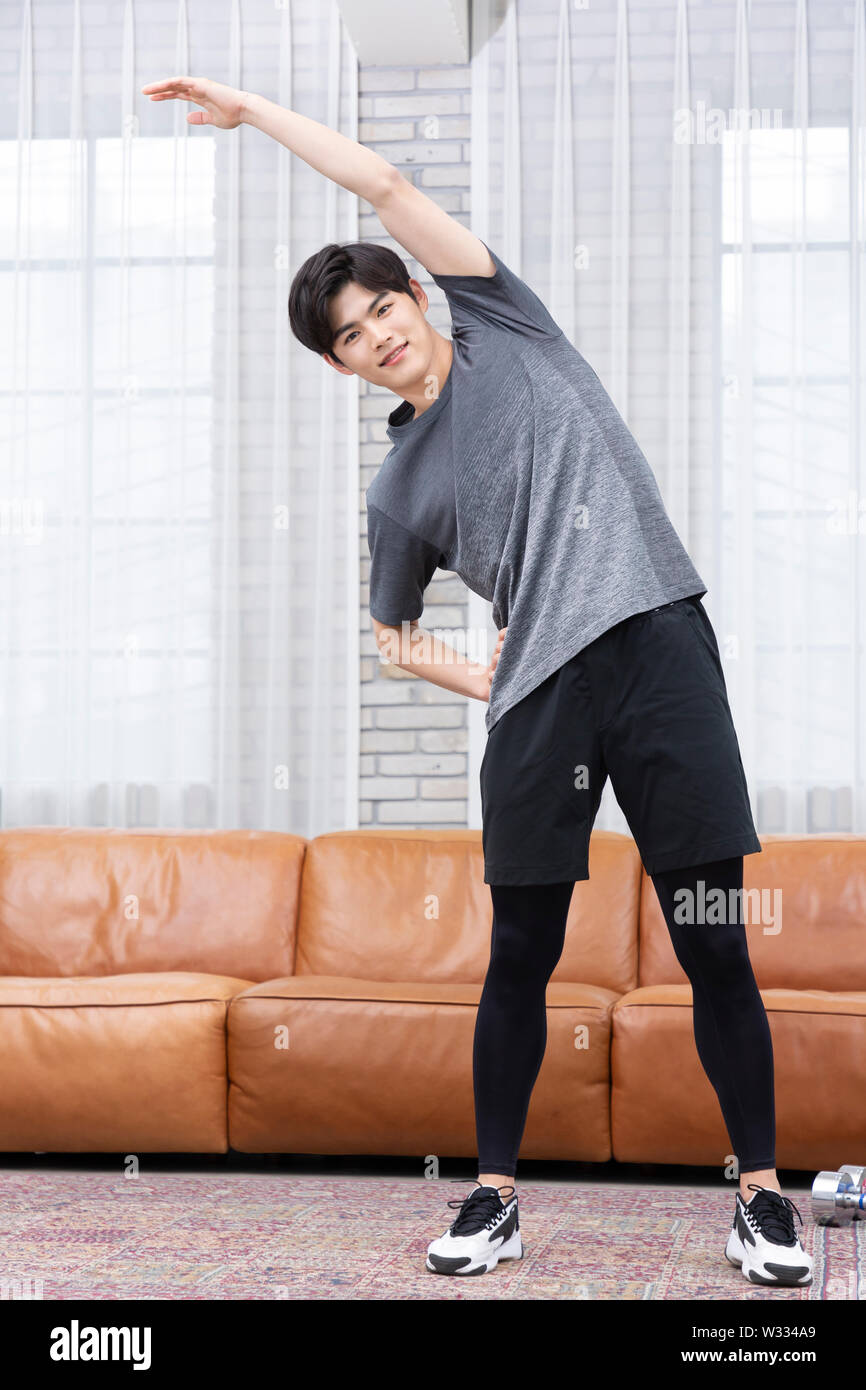 Daily routines Of an asian young man 075 Stock Photo - Alamy