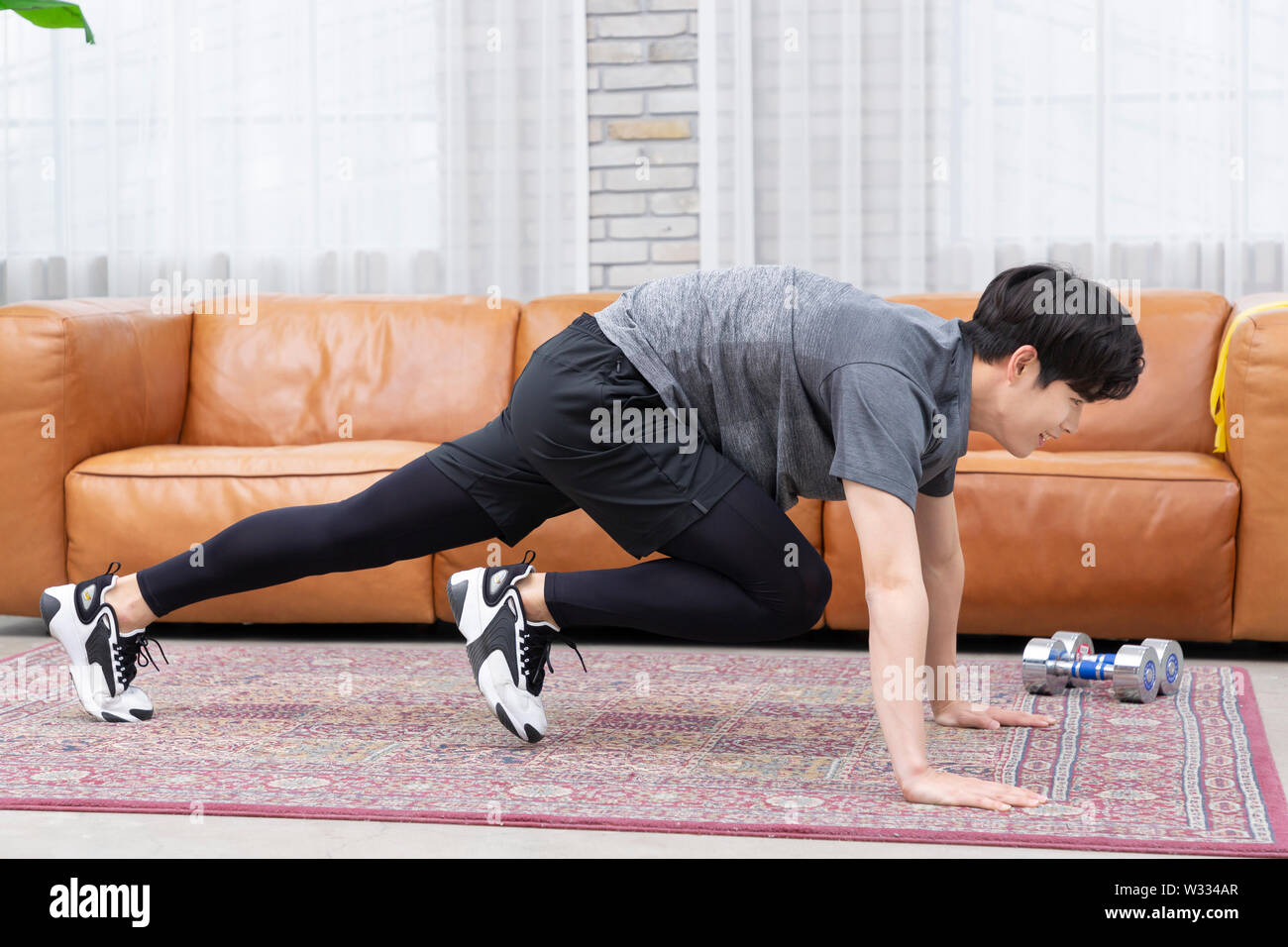 Daily routines Of an asian young man 071 Stock Photo - Alamy