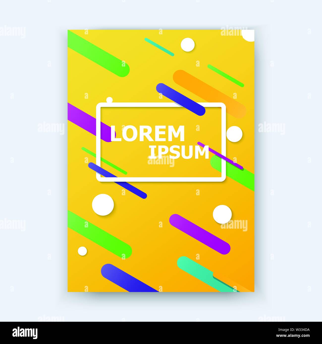 Covers with geometric pattern background. Vector Brochure flyer design ...