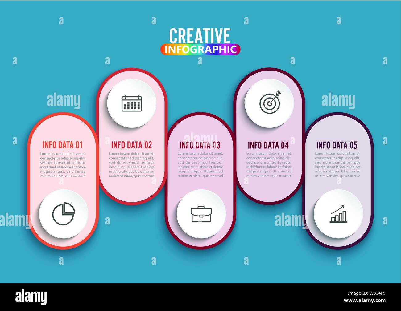 Infographics template hi-res stock photography and images - Alamy