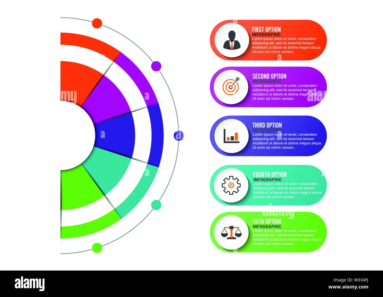 Infographics design vector and marketing icons can be used for workflow ...