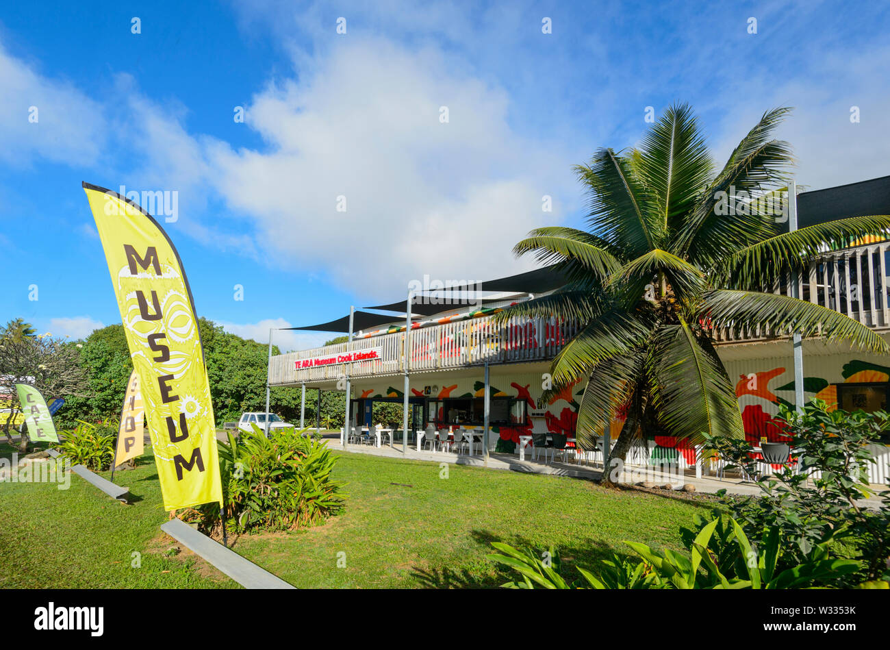 Te Ara Museum, Rarotonga, Cook Islands, Polynesia Stock Photo - Alamy