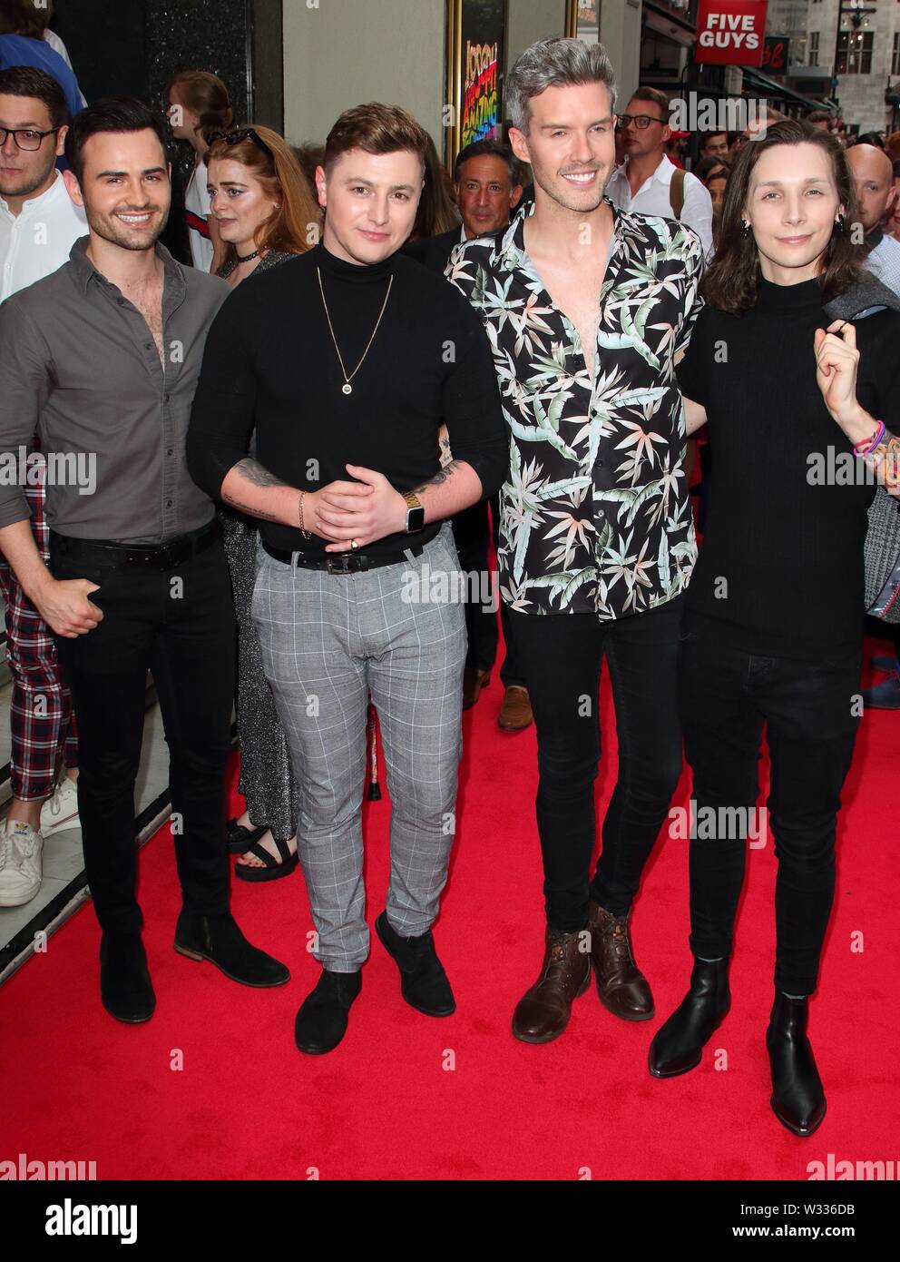 London, UK. 11th July, 2019. (L to R) Michael Auger, Matthew Pagan ...