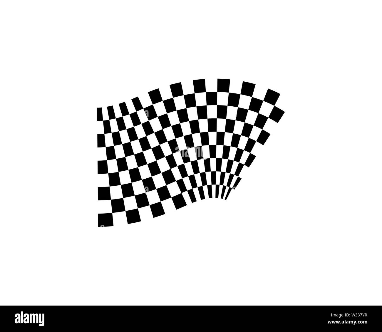 Race flag icon, simple design illustration vector Stock Photo - Alamy