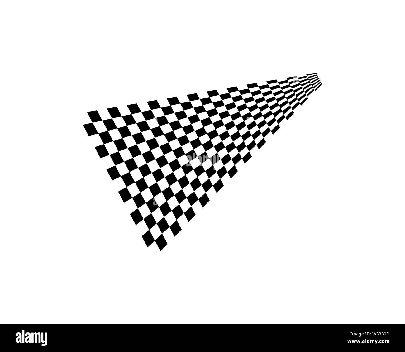 Race flag icon, simple design illustration vector Stock Photo - Alamy